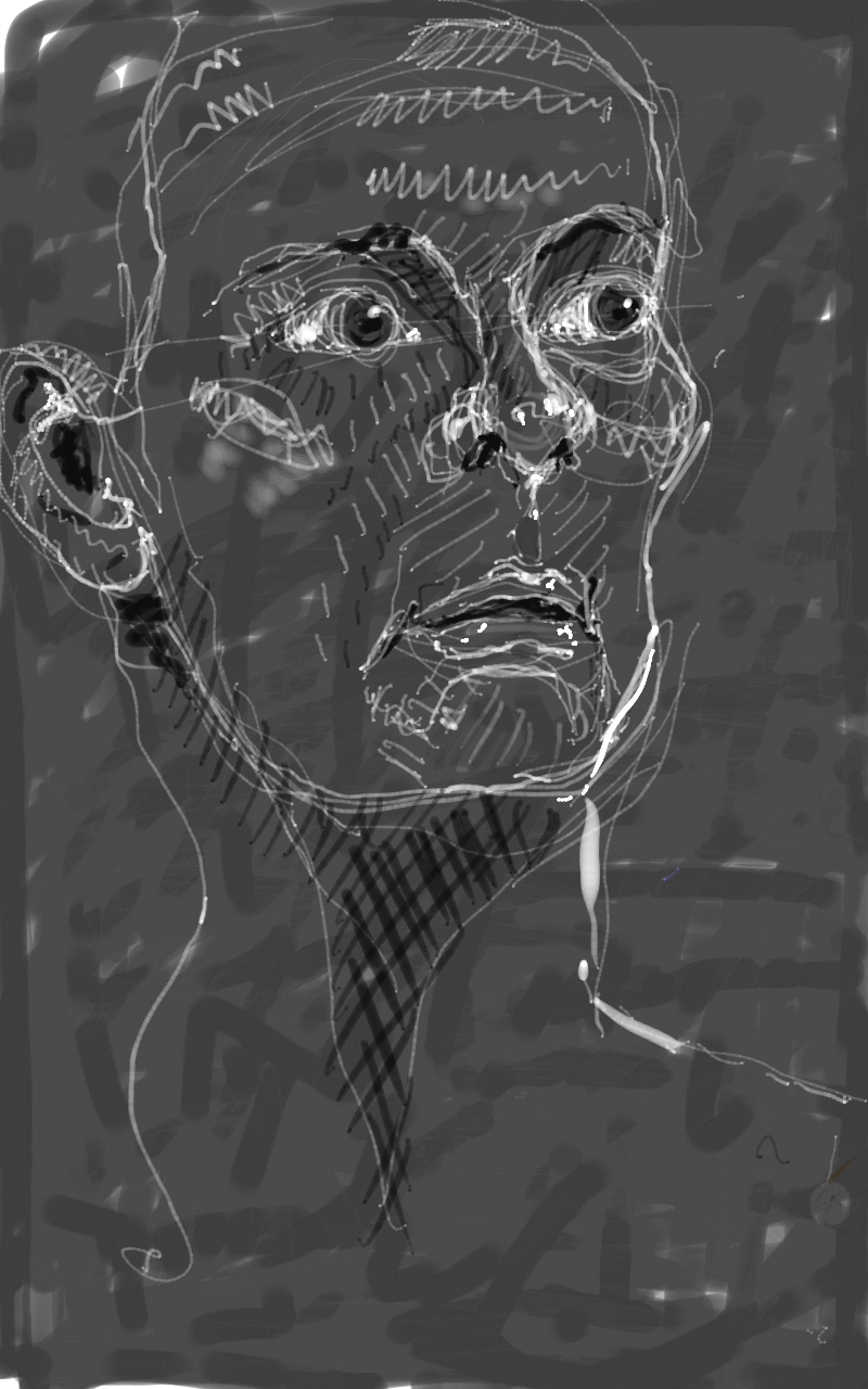 A Head In Lines – scribblah