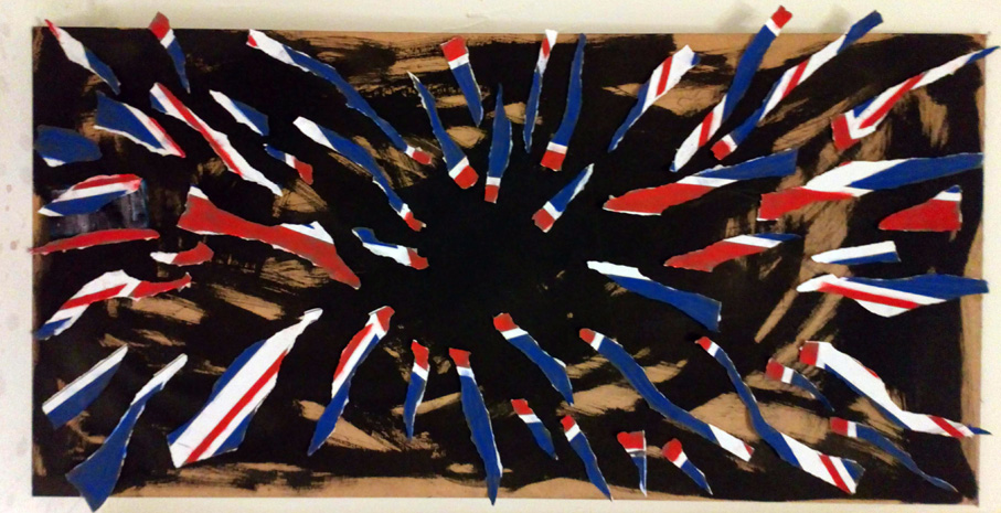 I Exploded A Flag – scribblah