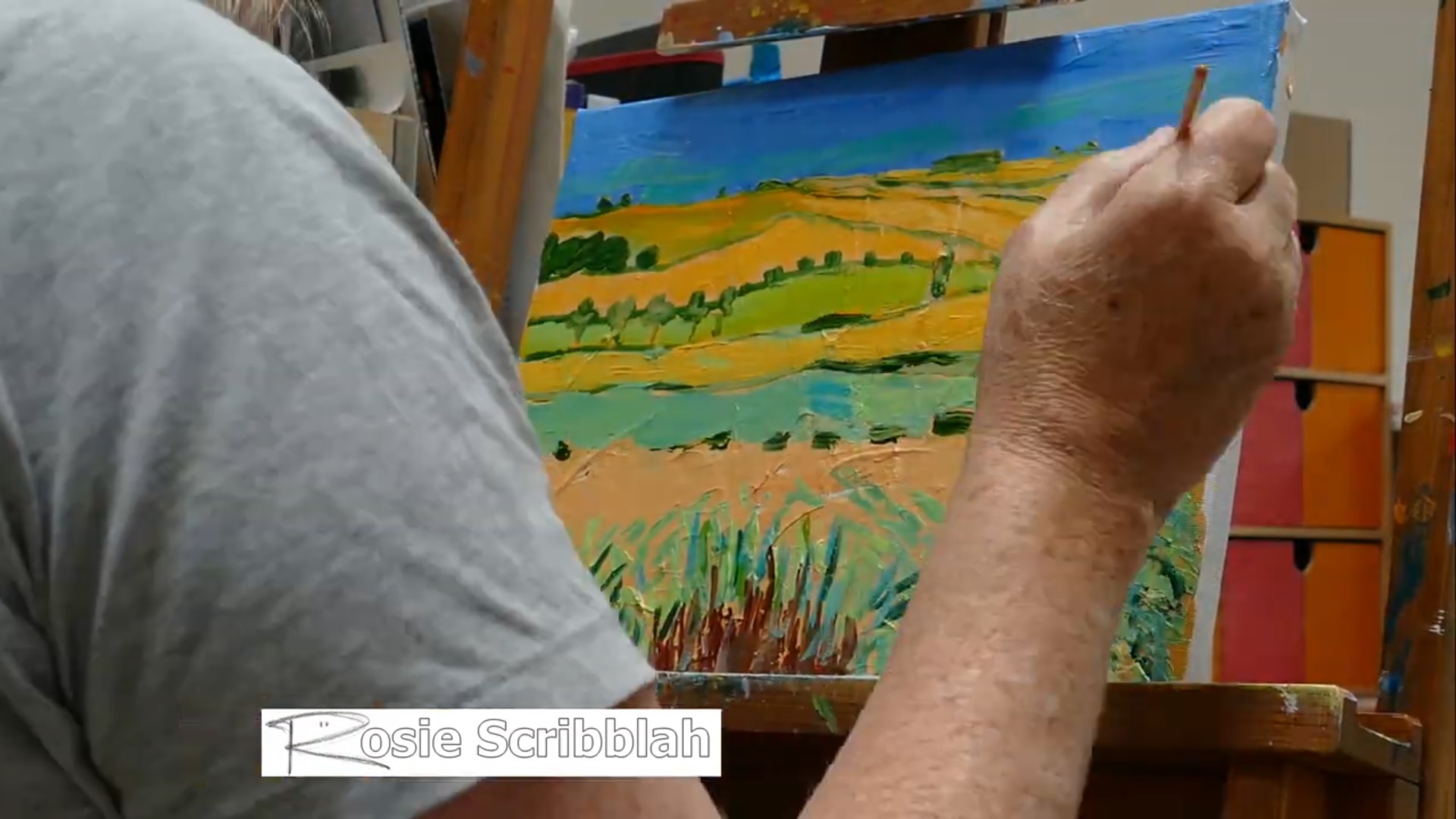 Painting A Hockney In Under A Minute – scribblah
